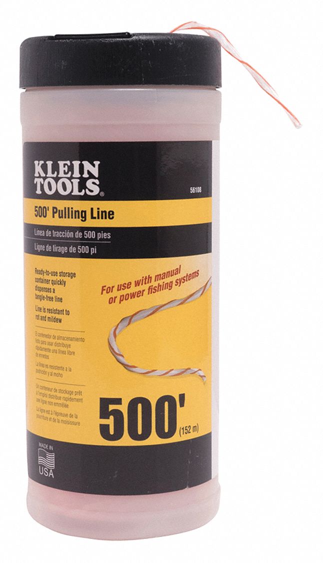 KLEIN TOOLS, Poly Pull Line - 500 Feet - 40Y369|56108 - Grainger