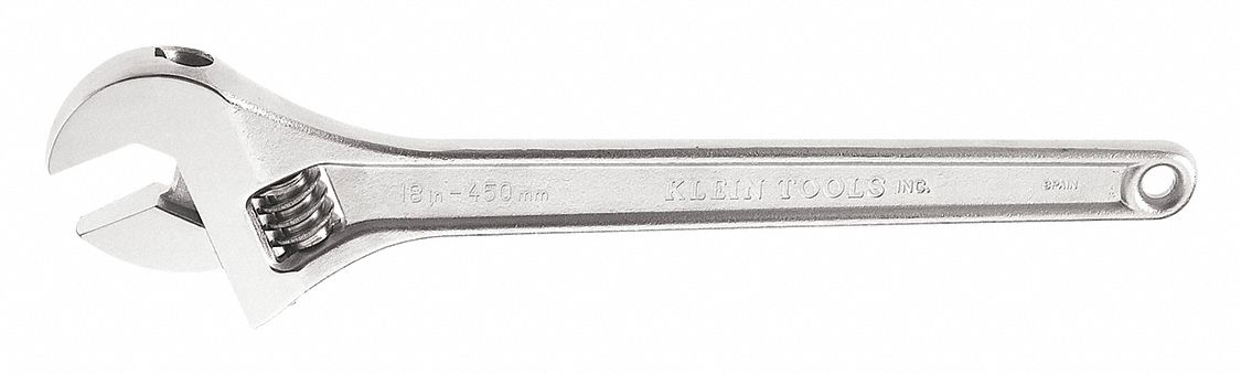 KLEIN TOOLS, Adjustable Wrench - 40Y951|500-18 - Grainger
