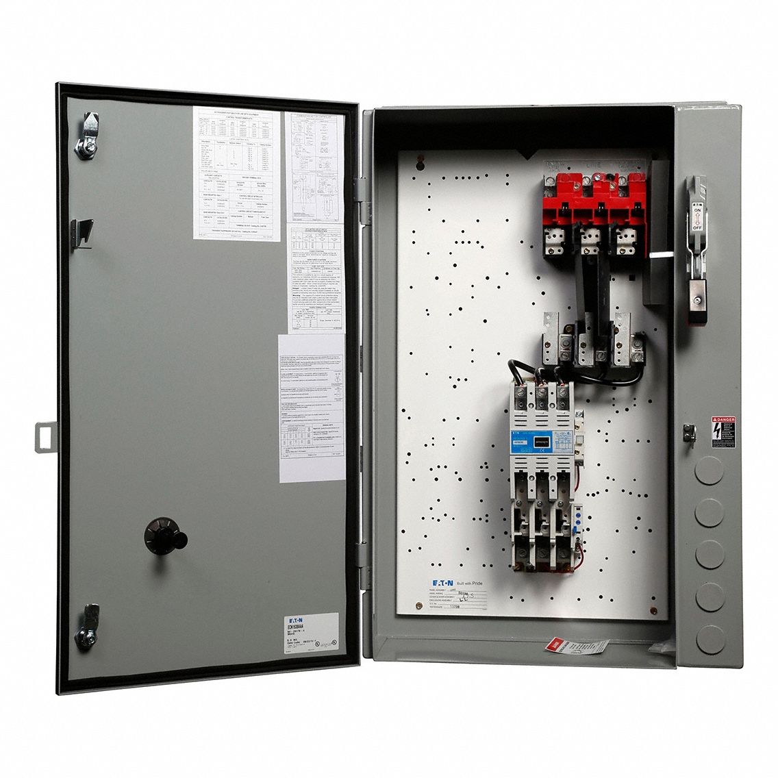 EATON, Fusible Disconnect, 3 Poles, NEMA Combination Starter - 40Z712 ...