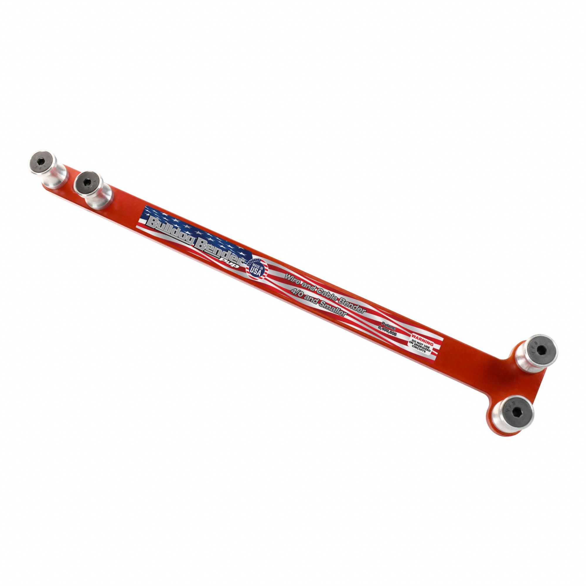 BULLDOG BENDER, 14 in Handle Lg, Aluminum/Steel, Cable Bender - 822CX9 ...