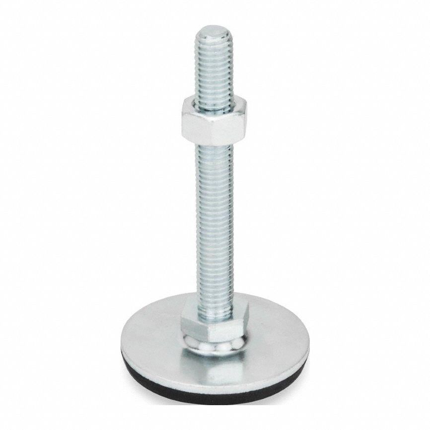 JW WINCO, Swiveling Stud, 3/8"-16 Thread Size, Male-End Leveling Mount ...