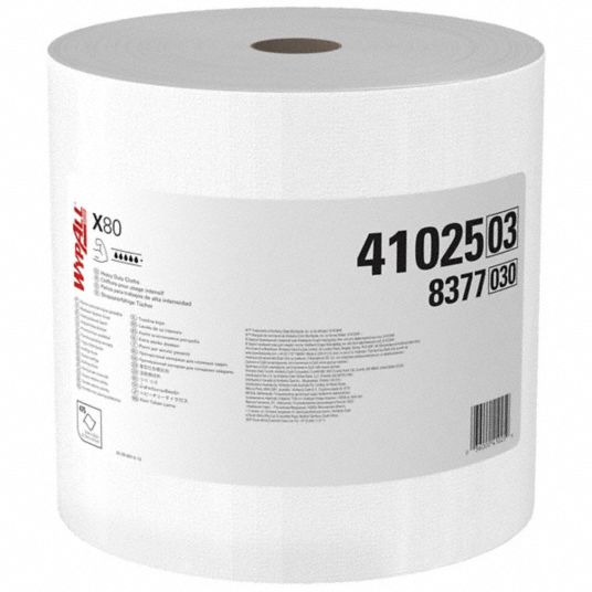 WYPALL, Jumbo Perforated Roll, Super Heavy Absorbency, Dry Wipe Roll ...