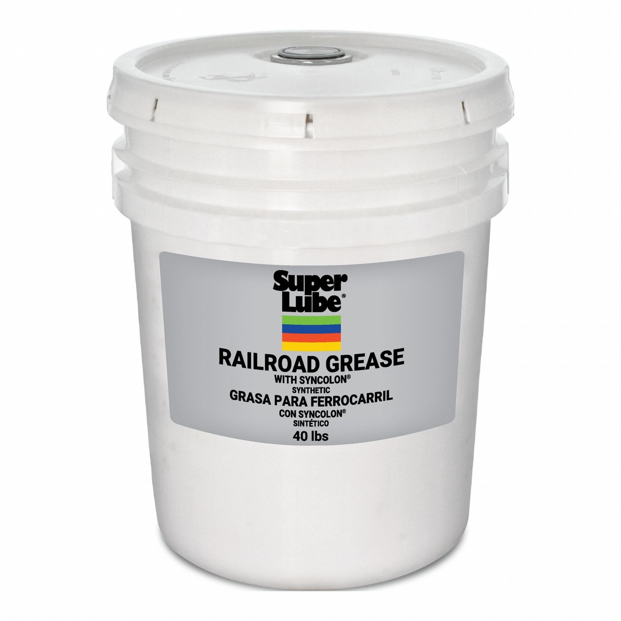 SUPER LUBE, Pail, 40 lb Container Size, Pail Railroad Grease with ...
