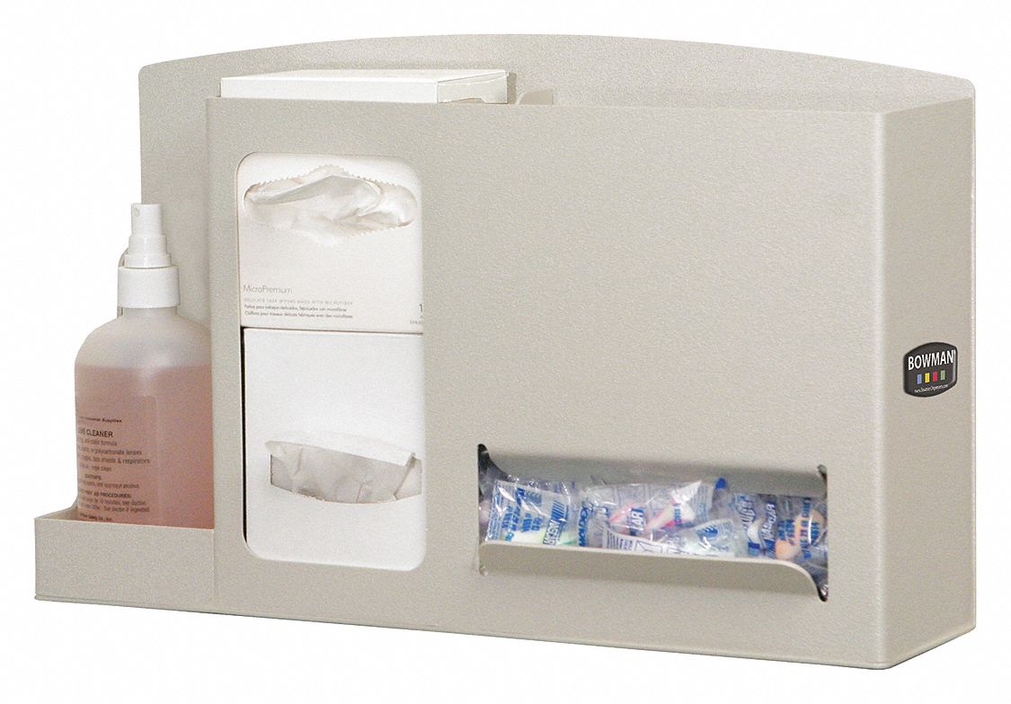 BOWMAN DISPENSERS, 17 7/8 in Overall Wd, 5 1/4 in Overall Dp ...