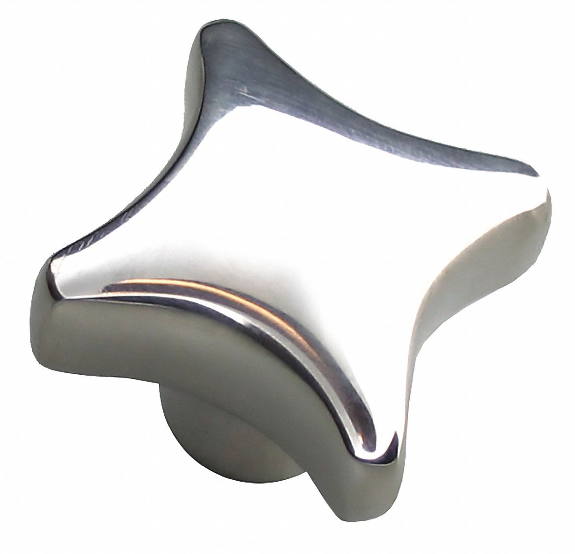 4 Point, Stainless Steel, Hand Knob - 410N58|M-65014 - Grainger