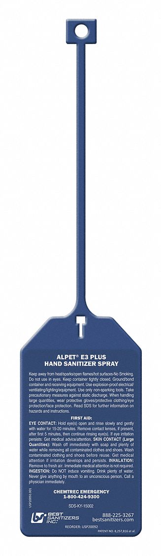 Plastic, 13 in x 3 in Nominal Sign Size, Safety Tag - 410X78|USP20092 ...