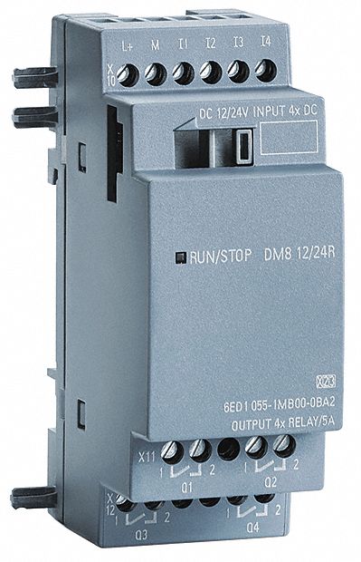 SIEMENS, (4) Relay In, (4) Relay Out, Input/Output Module - 411H19 ...
