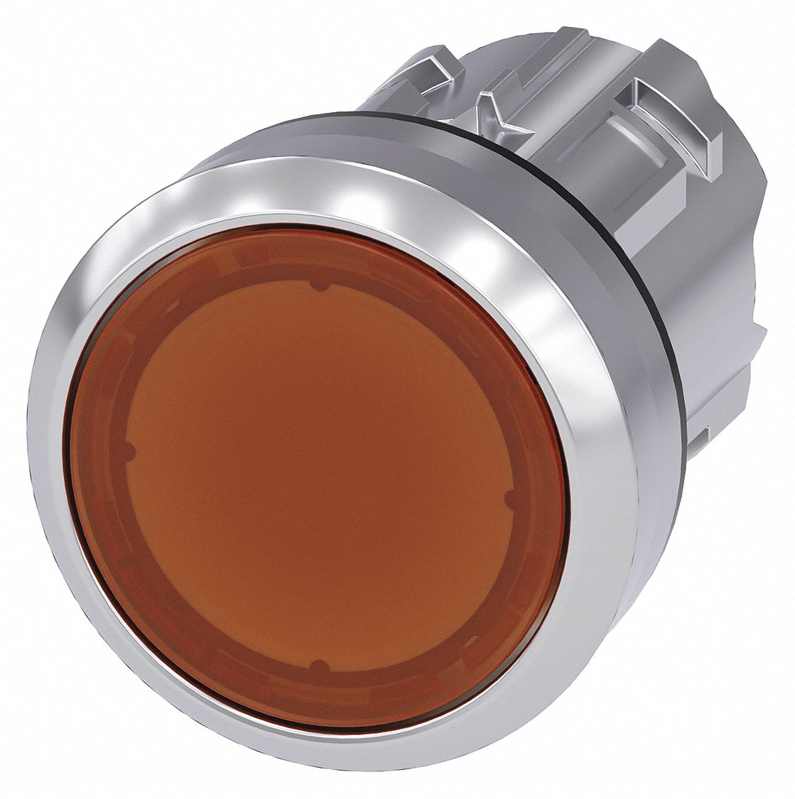 SIEMENS, Amber, 22 mm Mounting Size, Flush Push Button - 411H99|3SU1051 ...