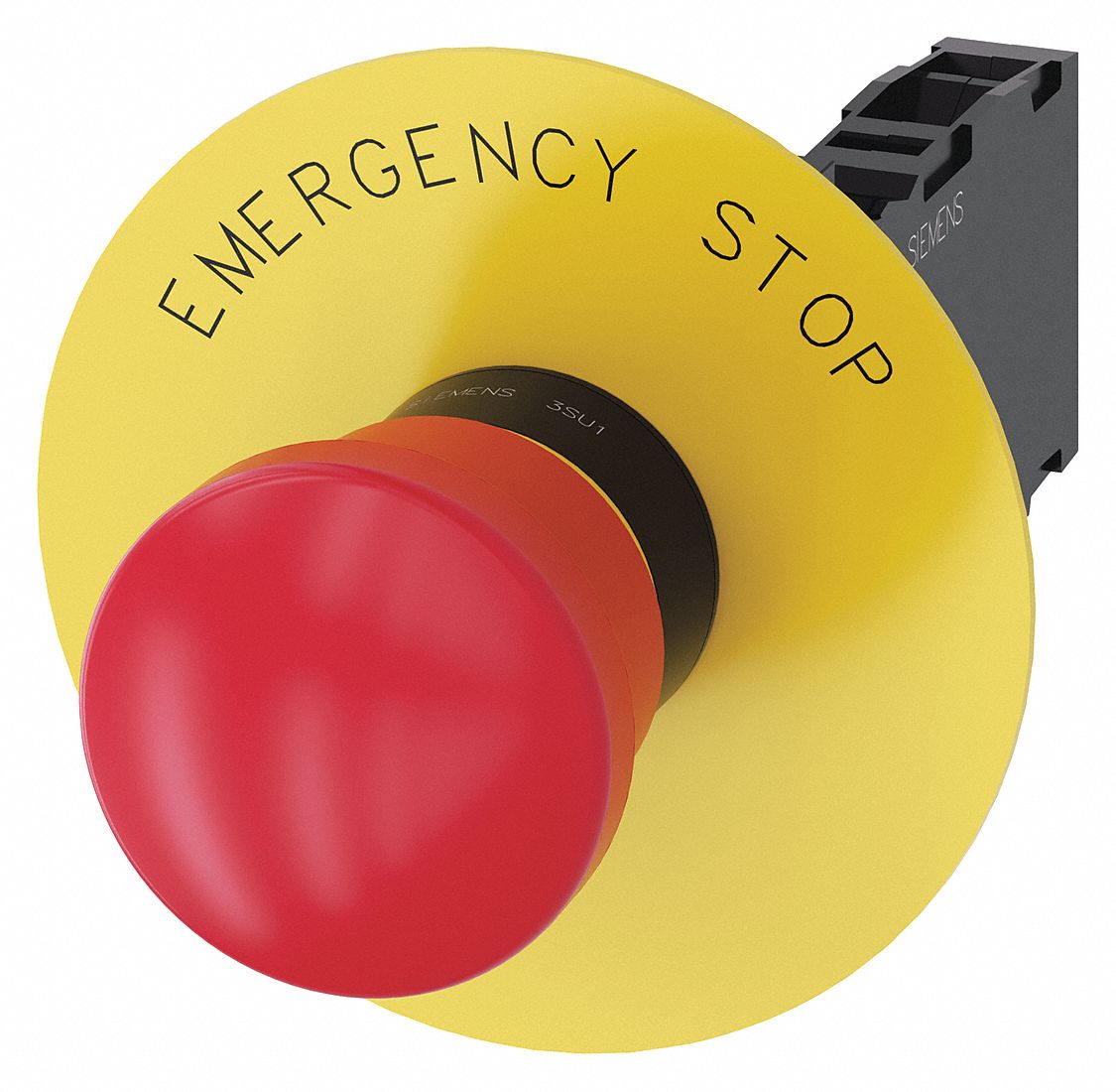 SIEMENS, Non-Illuminated, Mushroom Head Profile, Emergency Stop Push ...