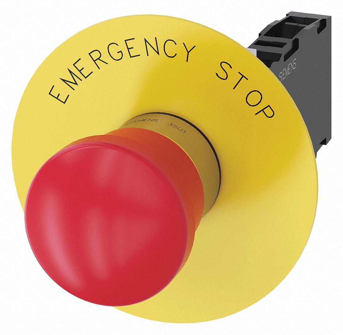 SIEMENS, Non-Illuminated, Mushroom Head Profile, Emergency Stop Push ...