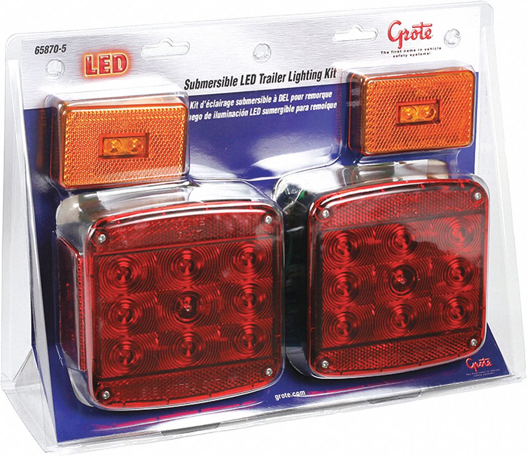 Permanent Trailer Lighting Kit, 4', 25' Wire Length, Wire Harness ...