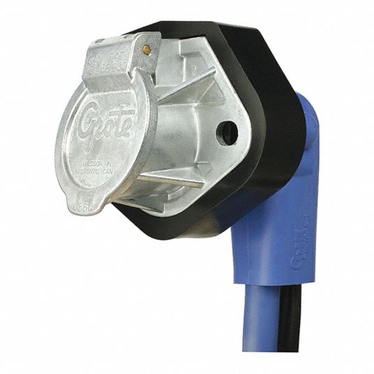 GROTE, 90° Die-Cast Receptacle with Solid Brass Pins/Blunt Cut, GROTE ...