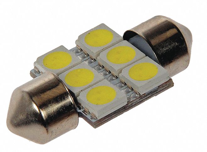 Replacement LED Bulb, T3, Festoon, Watts 1.44W - Grainger