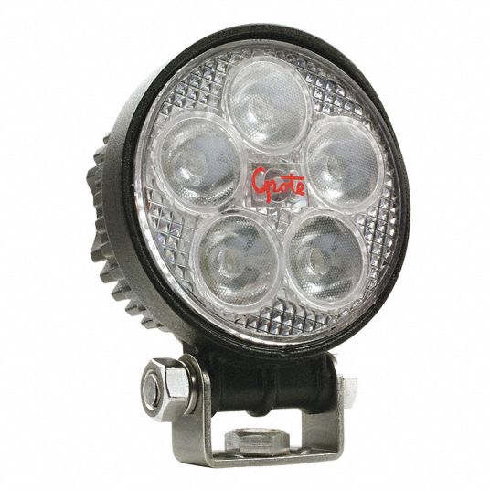GROTE, Round, Flood, Vehicle Work Light - 412A29|BZ111-5 - Grainger