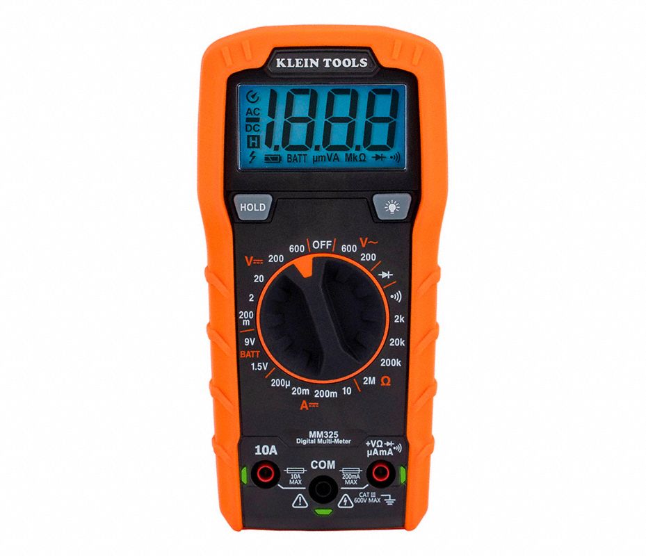 KLEIN TOOLS Multímetro DigitalV A 2000 conteos - 413VP5 | MM325 ...