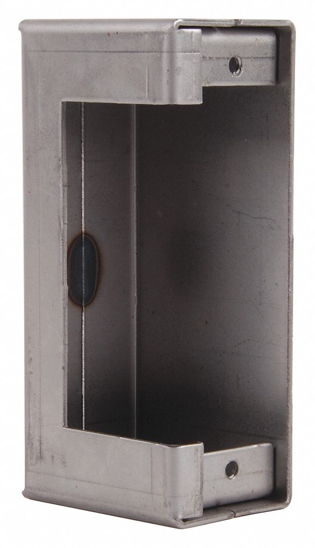 KEEDEX, Weldable Electric Strike Box, Steel, Weldable Gate Box - 413W59 ...
