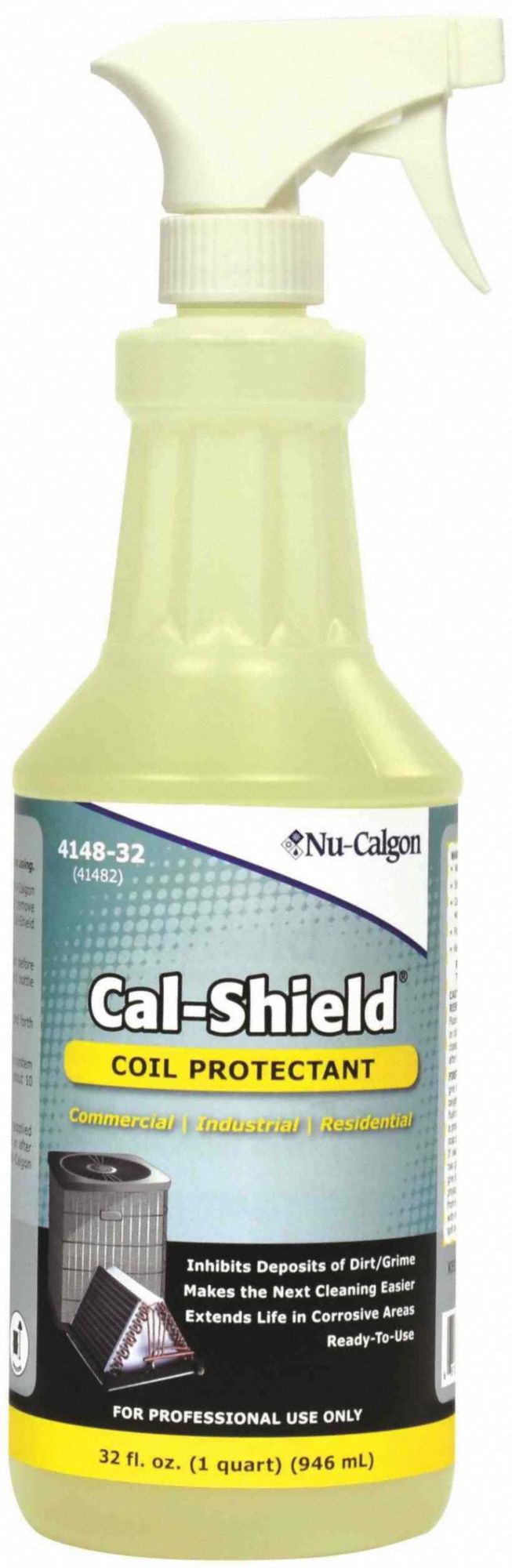 NU-CALGON, Cal-Shield, 1 qt, Coil Protectant - 809N14|4148-32 - Grainger