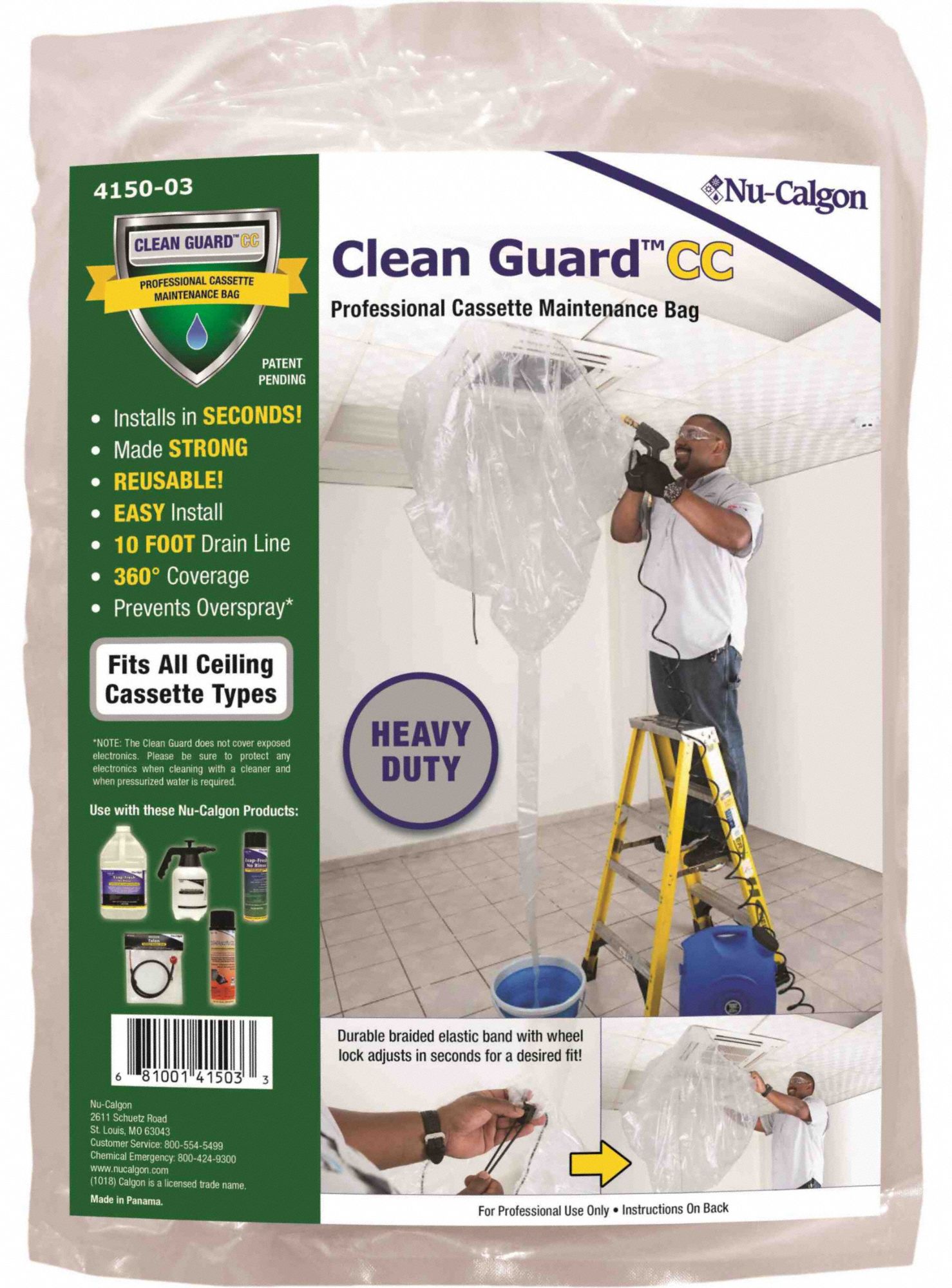 NU-CALGON, Ceiling Cassette Systems, Plastic, Bag - 809N16|4150-03 ...