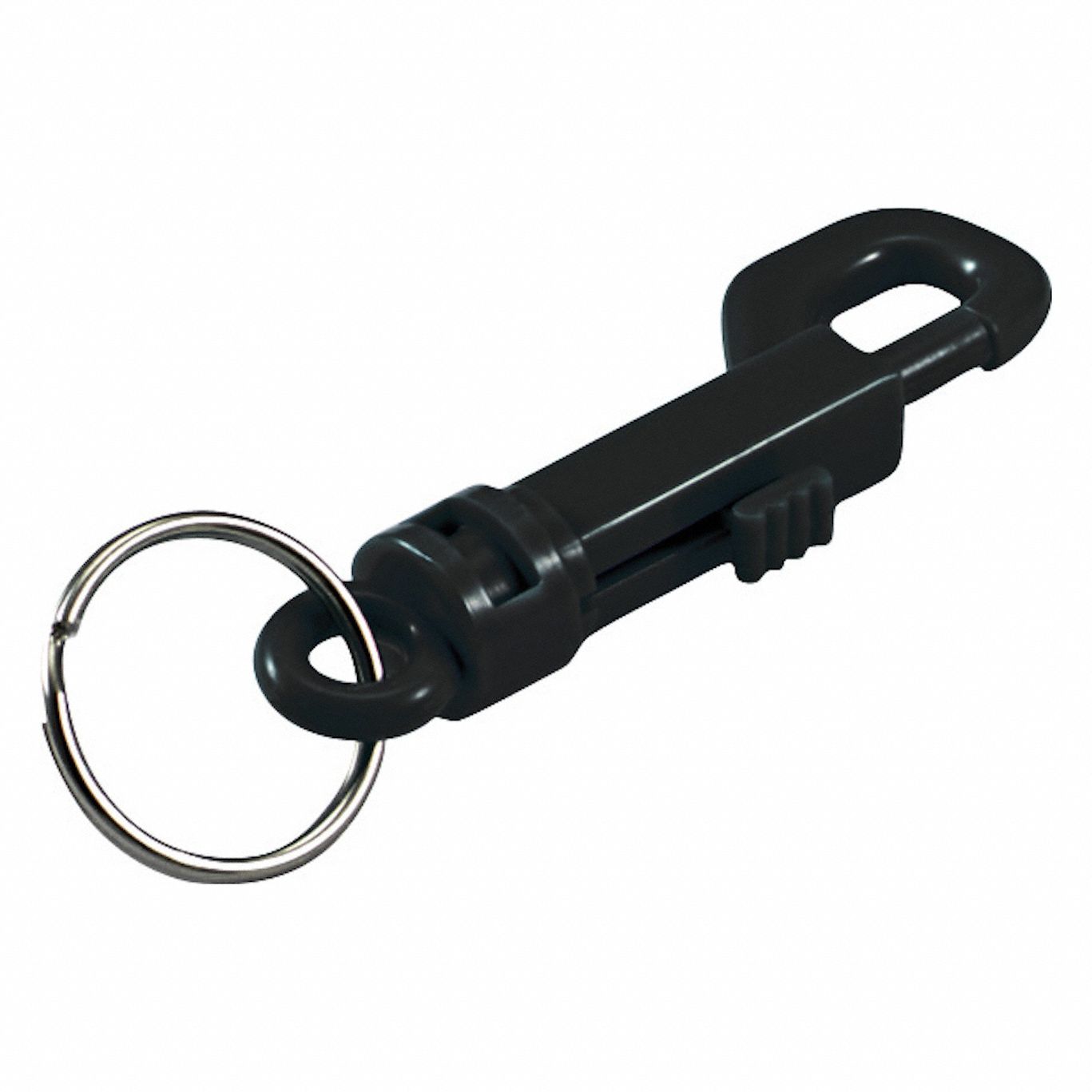 7/8 in Key Ring Dia, Plastic, Plastic Key Clip - 357MN8|41520 - Grainger