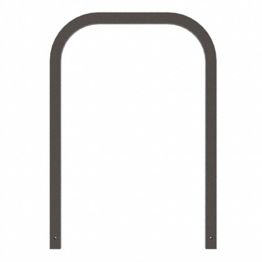 2 Bikes, Galvanized, Bike Rack - 415C66|QS-UX200-IG-G - Grainger