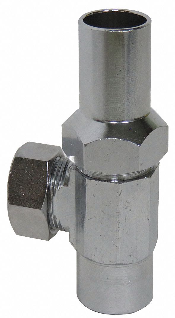 Brass, Angle Body, Loose Key Supply Stop - 415C74|GVS-1055 - Grainger