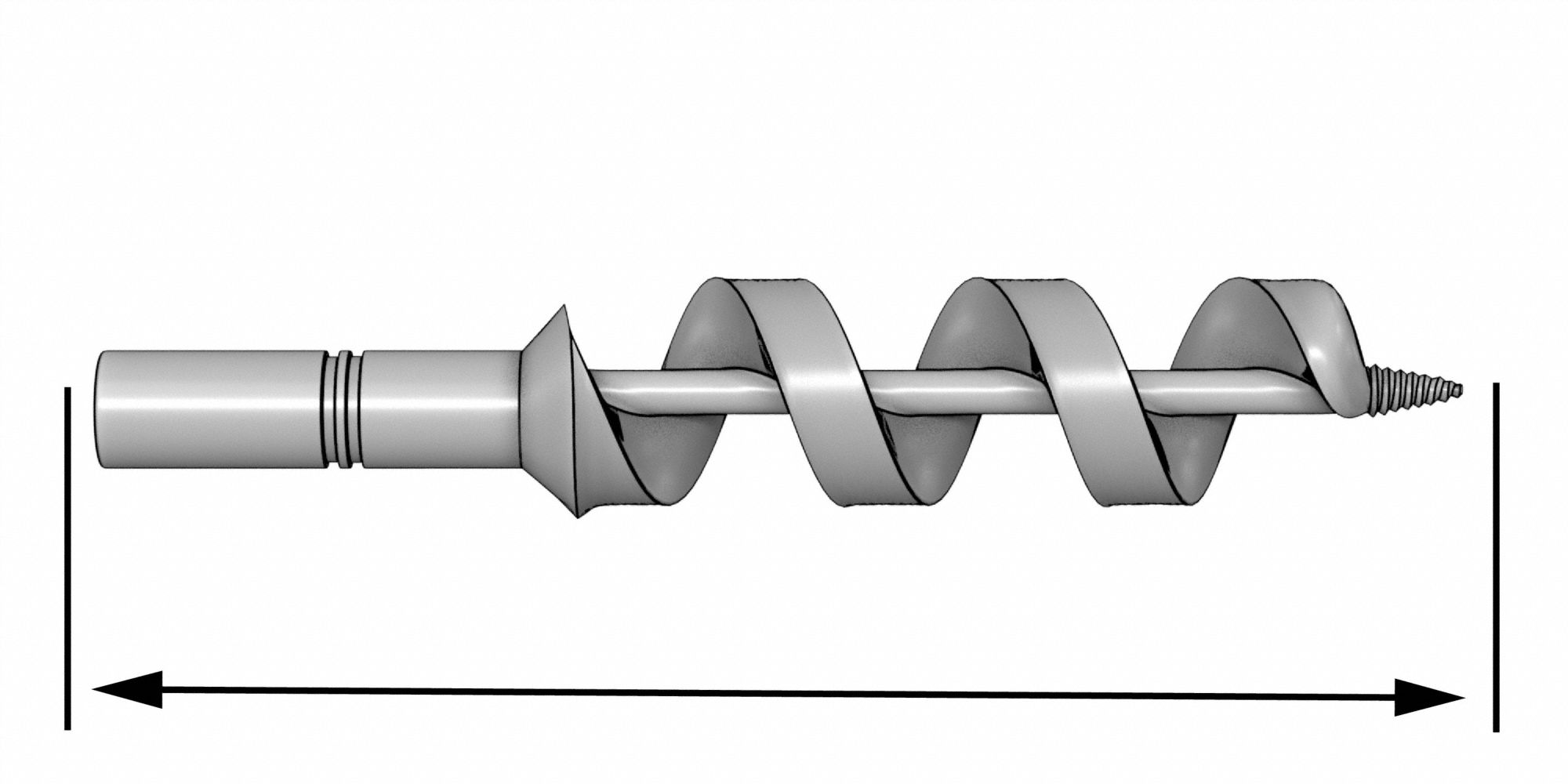 Auger Drill Bits for Aggressive Drilling - Grainger Industrial Supply