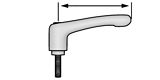 Teardrop-Style Adjustable Handles - Grainger Industrial Supply
