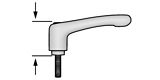 Teardrop-Style Adjustable Handles - Grainger Industrial Supply
