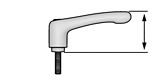 Teardrop-Style Adjustable Handles - Grainger Industrial Supply