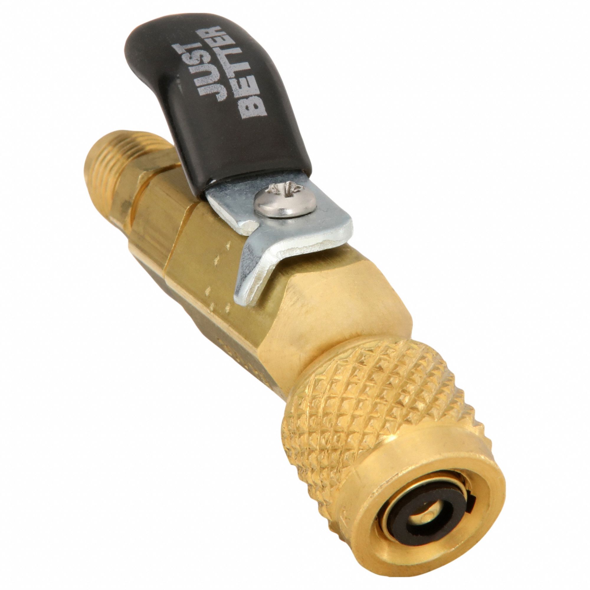 JB INDUSTRIES, 2 in Lg, 45° Angle, Mini Ball Valve - 415G10|MBV4-03 ...