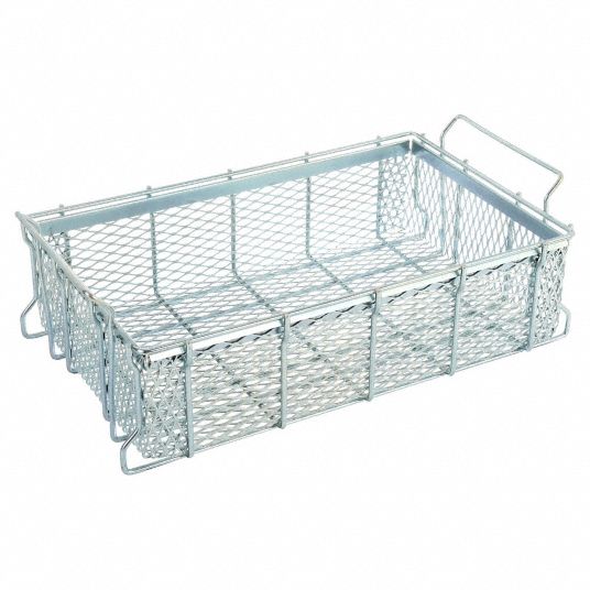 MARLIN STEEL WIRE PRODUCTS, Rectangular, Steel, Parts Washer Basket ...