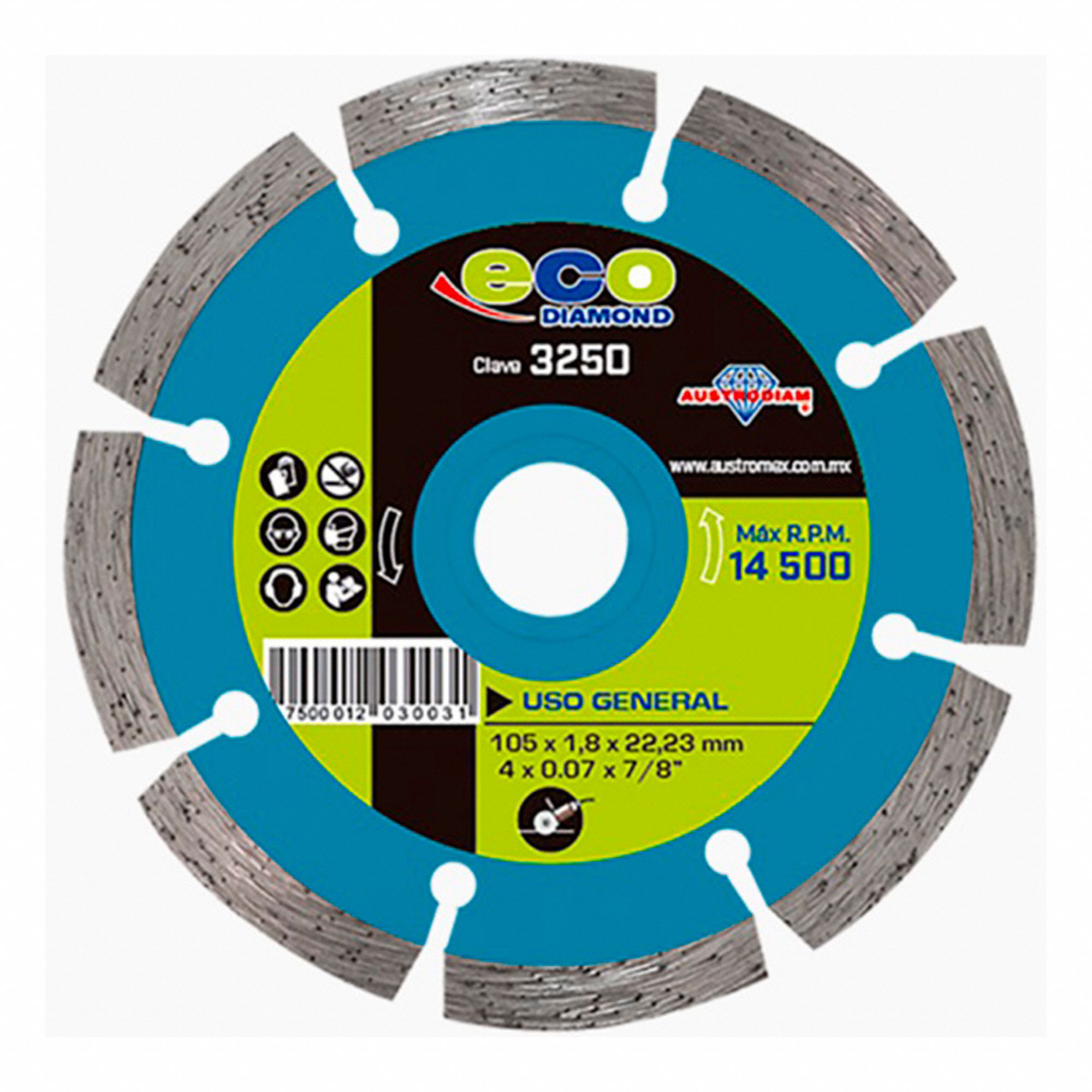 ECODIAMOND Disco de Diamante, Material Abrasivo Diamante - Ruedas ...