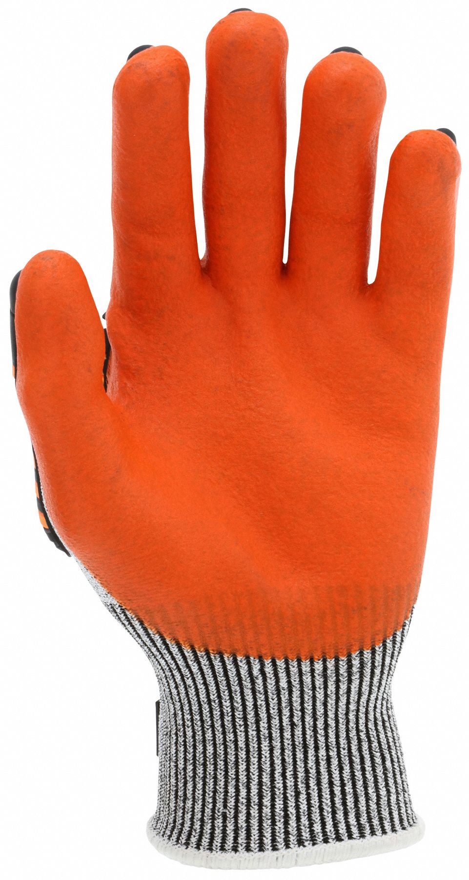 MCR SAFETY Coated Gloves: M ( 8 ), ANSI Cut Level A4, ANSI Impact Level ...