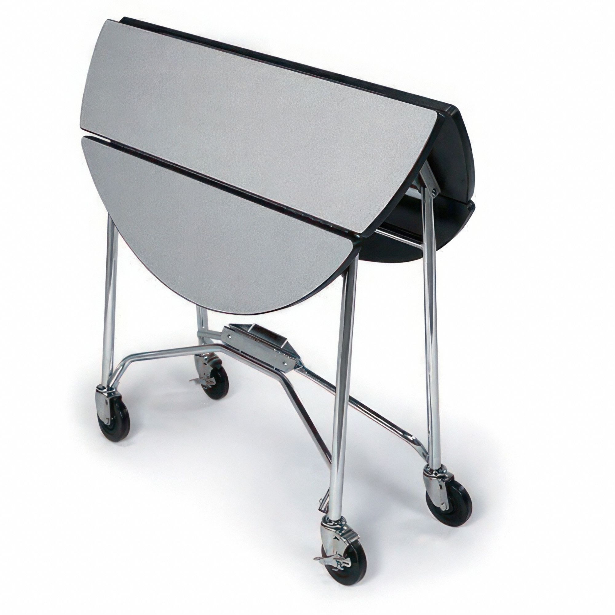 LAKESIDE, 30 in Overall Ht, Round, Room Service Table Cart - 2XJK8|415 ...