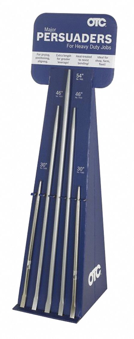 Pry Bar Set,5 pcs.,with Floor Display - Grainger