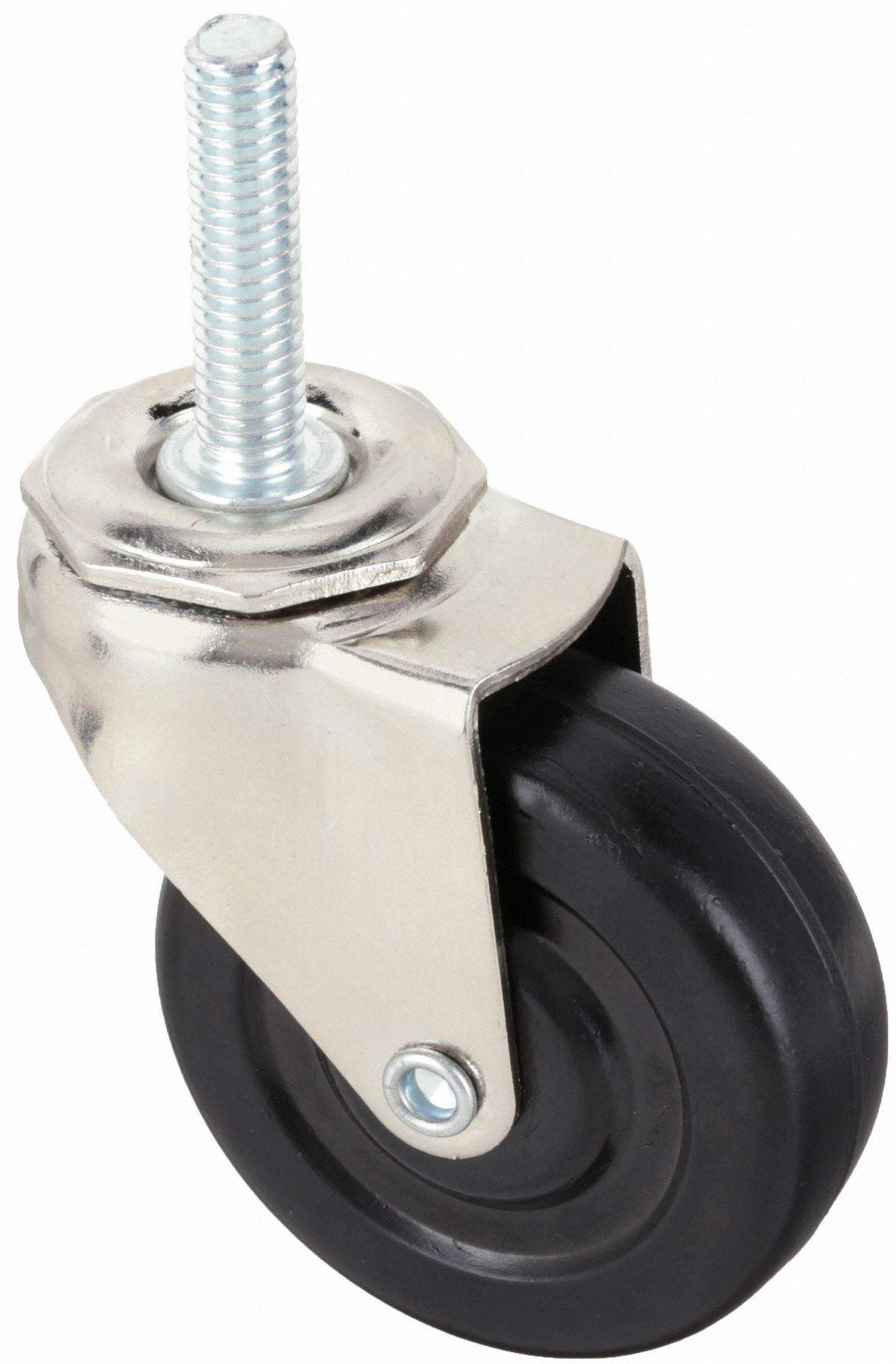 APPROVED VENDOR THREADED STEM CASTER, 2½ IN WHEEL DIAMETER, 75 LB, 2½ ...