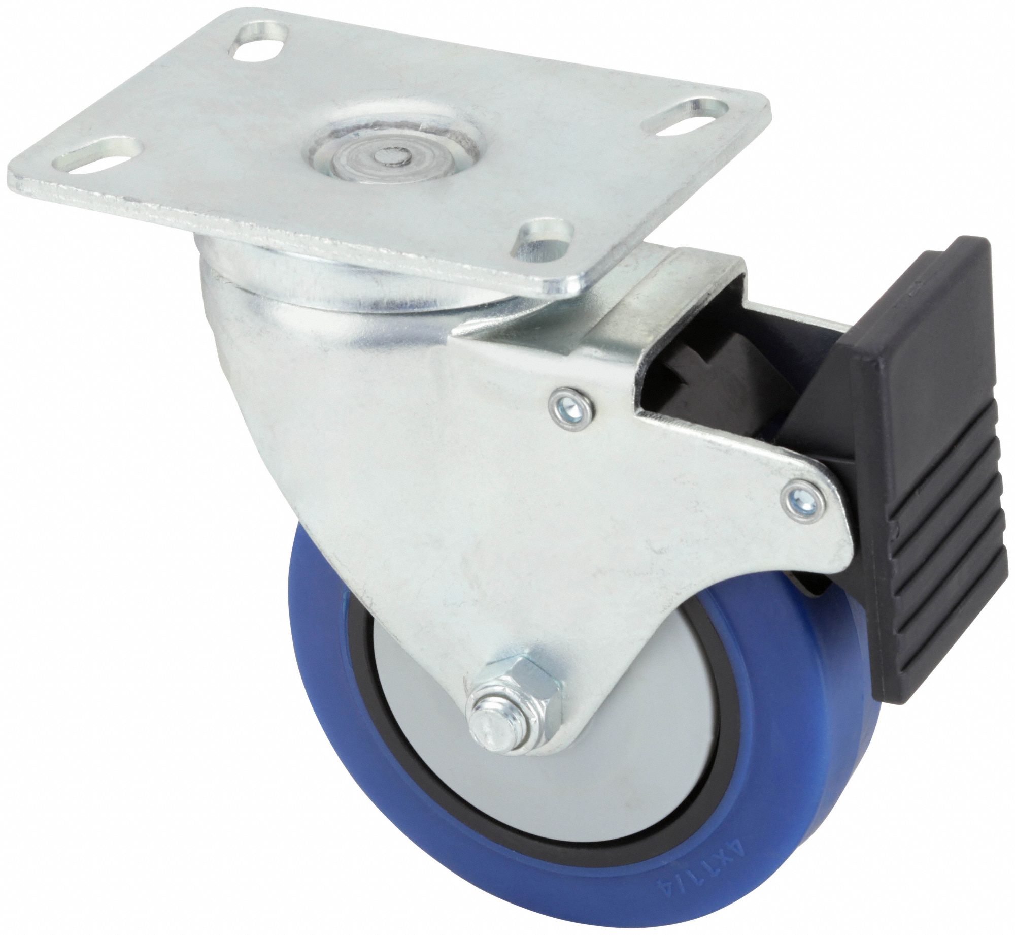 Swivel, Rubber, Plate Caster - 416P20|416P20 - Grainger