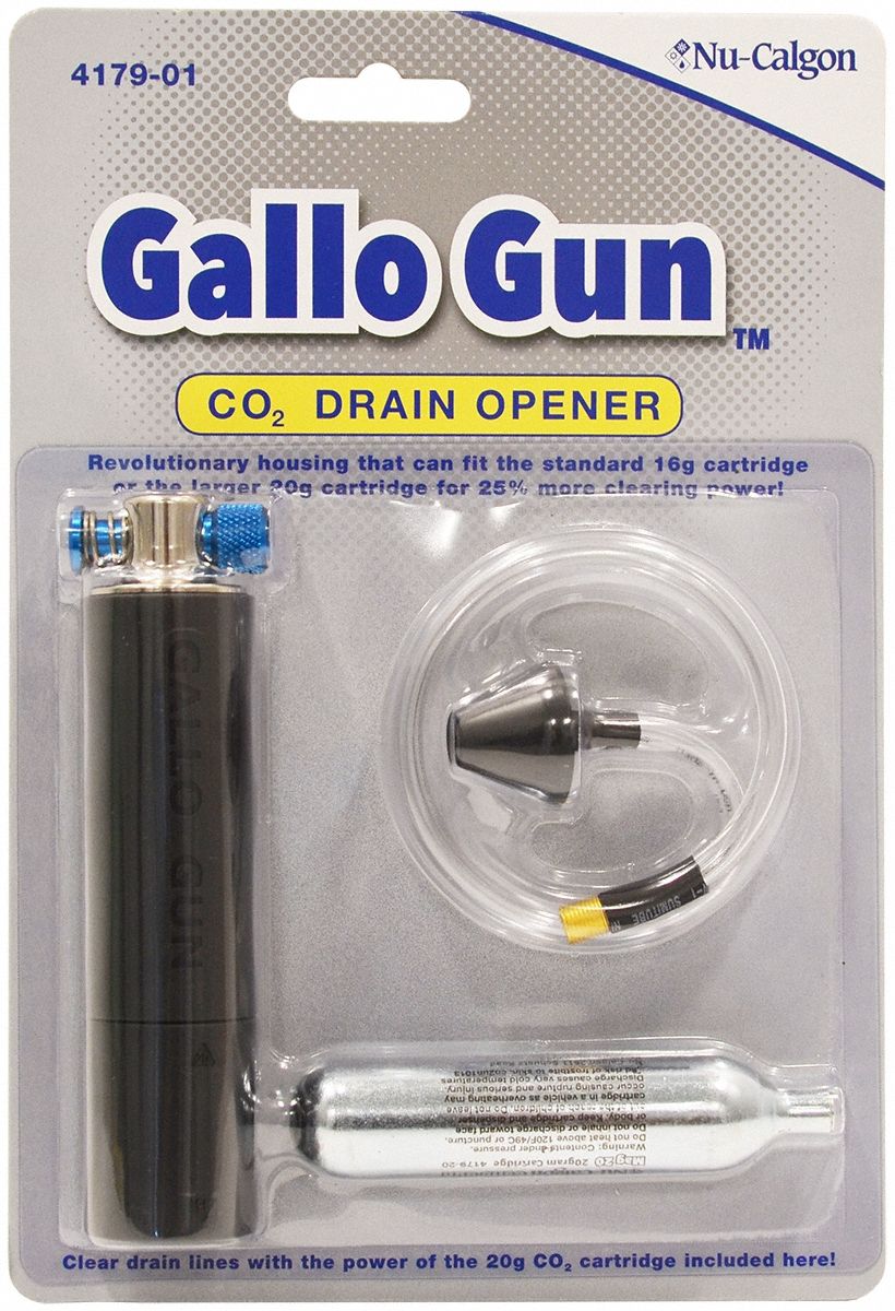 NU-CALGON, 3/4 in to 1 in For Drain Size, 1.25 g For Cartridge Size ...