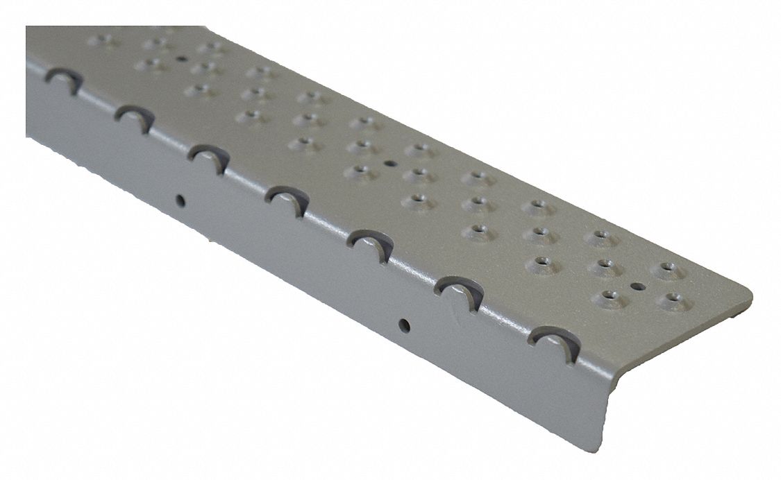 HANDI TREADS Gray, Aluminum Stair Nosing, Installation Method ...
