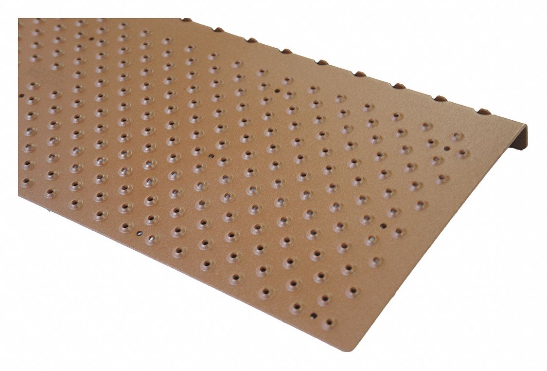 Raised Discs, Aluminum, Stair Nosing - 417T85|NSN129048BR0 - Grainger