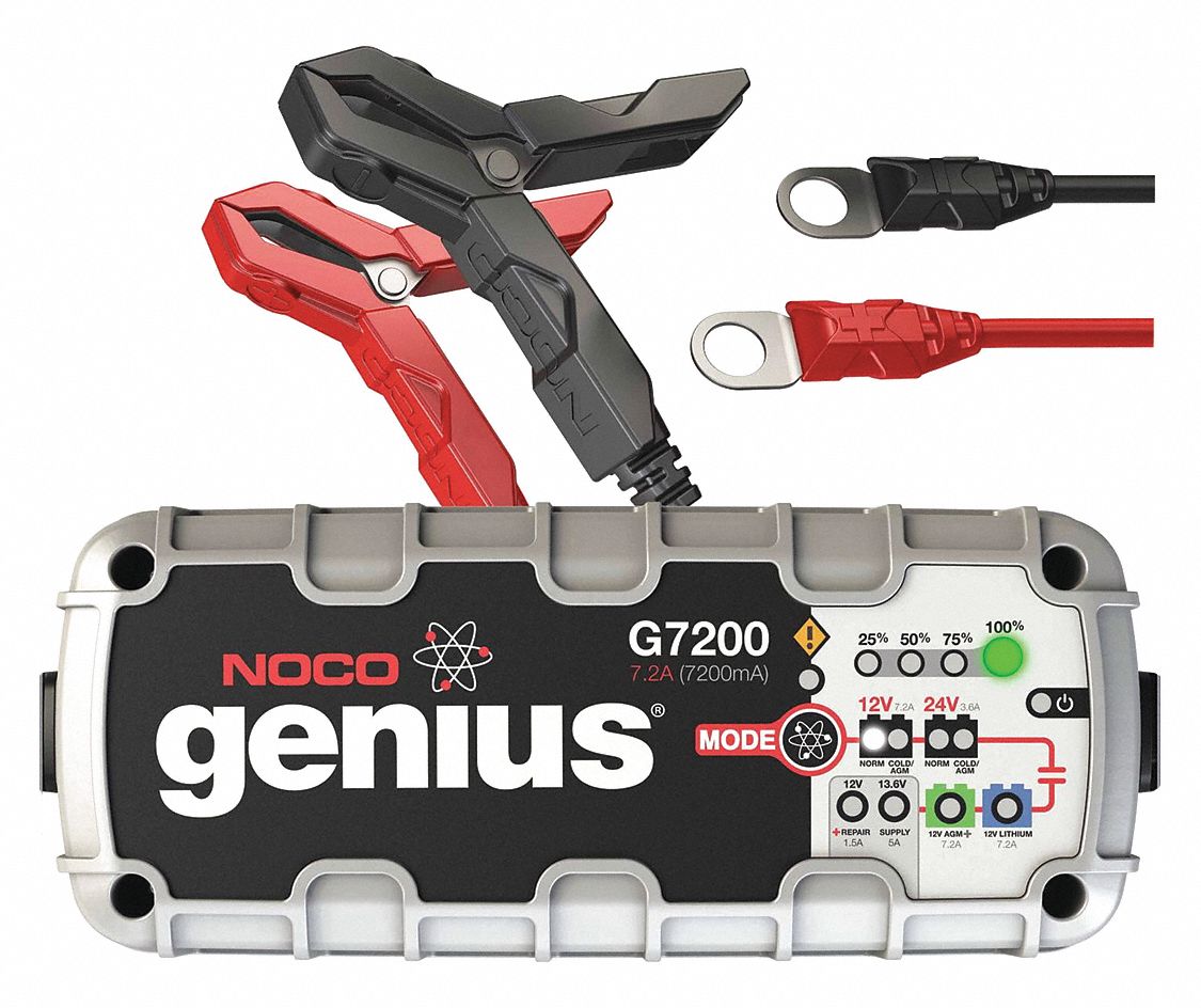 Battery Charger, Handheld Portable, Automatic/Manual, For Battery ...