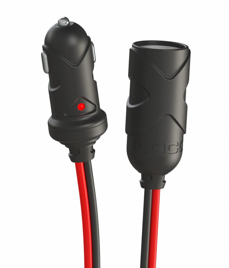 NOCO Lighter Plug Adapter with Extension Cord: Portable, 12V, 12 V DC ...
