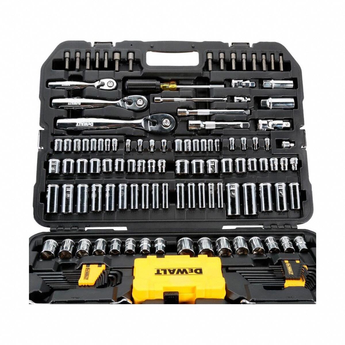 Mechanics Tools Kit,Socket Set, 168 pcs - Grainger