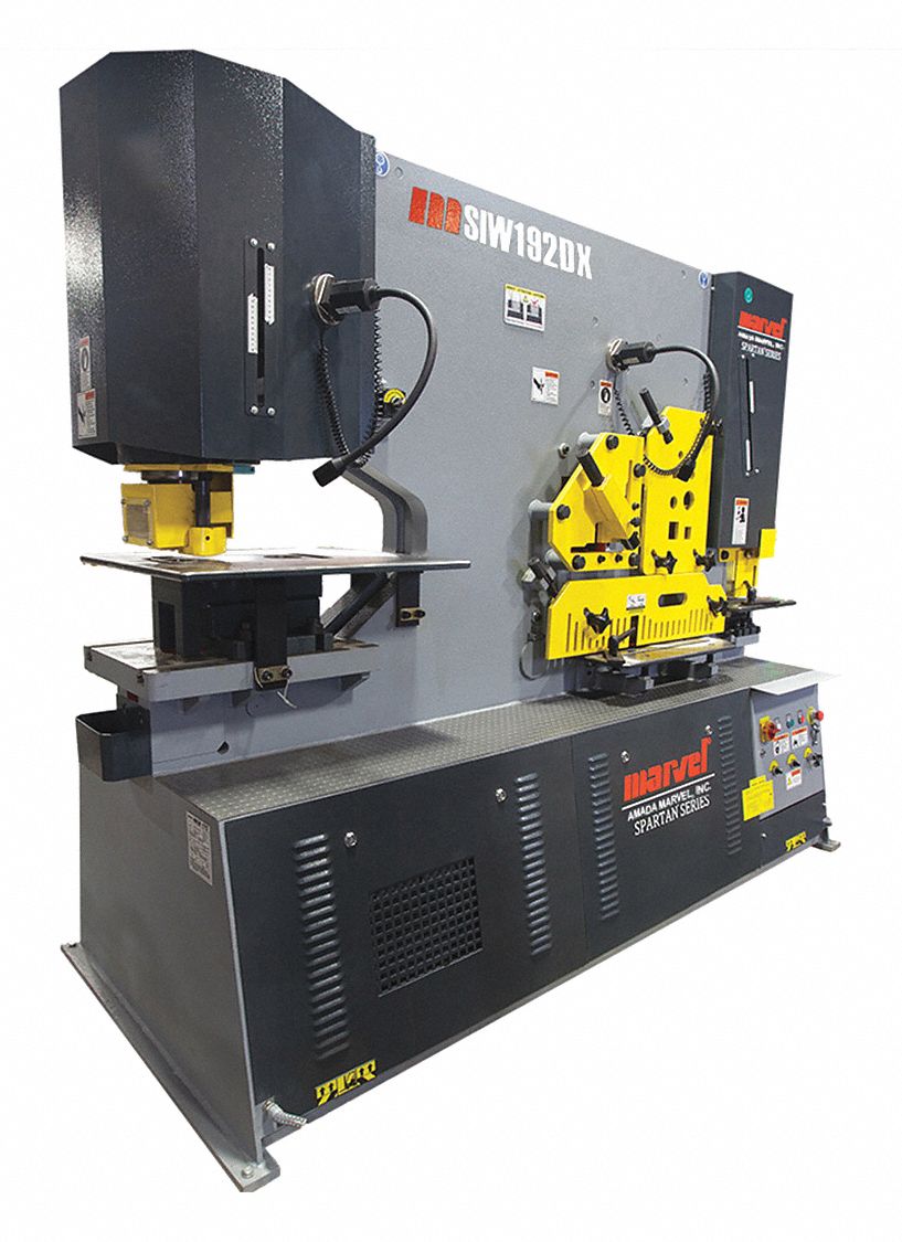 MARVEL, 230V AC /Three-Phase, 5 Stations, Ironworker - 419J42|MSIW192DX ...