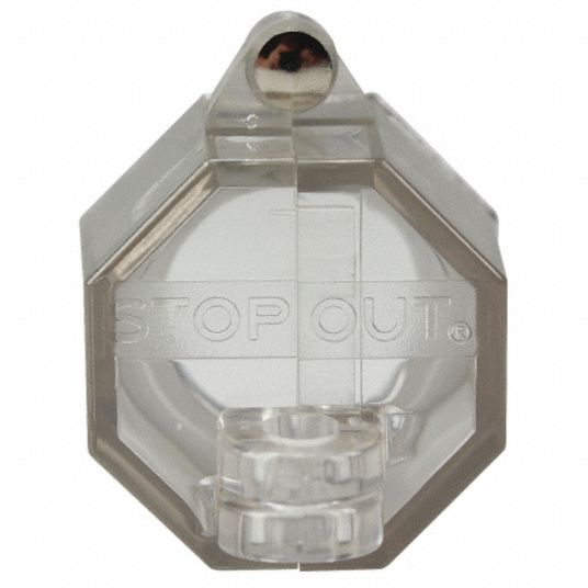 ACCUFORM Push Button Lockout, Fits Button Dia. 30.0mm, Fits 30mm Push ...