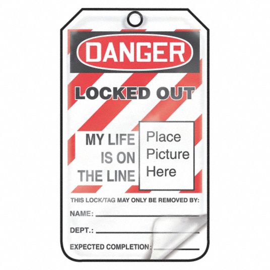 ACCUFORM Lockout Tag, Plastic - 41CM98|MLT609LPM - Grainger
