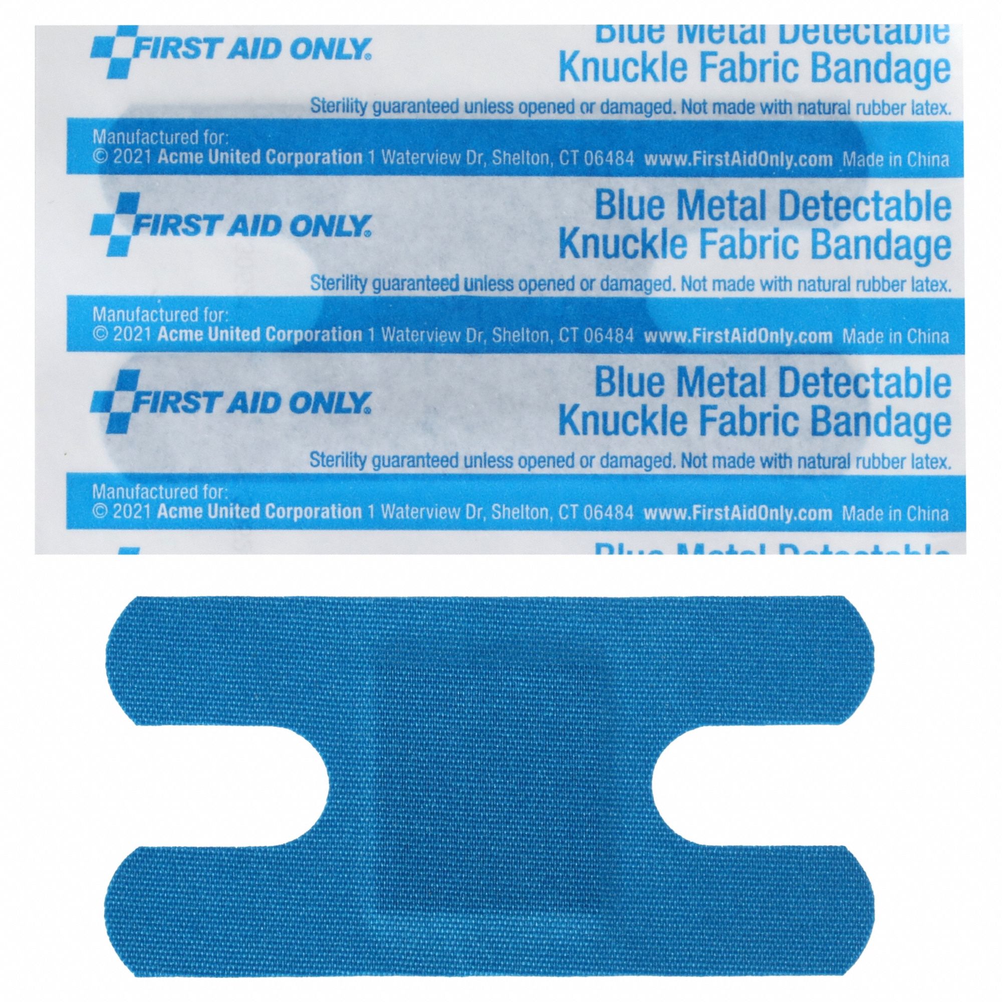 FIRST AID ONLY, Knuckle Bandages, 1 1/2 in Wd, Adhesive Bandage ...