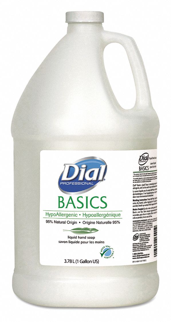 DIAL, Liquid, Hypoallergenic, Hand Soap - 41D356|06047 - Grainger