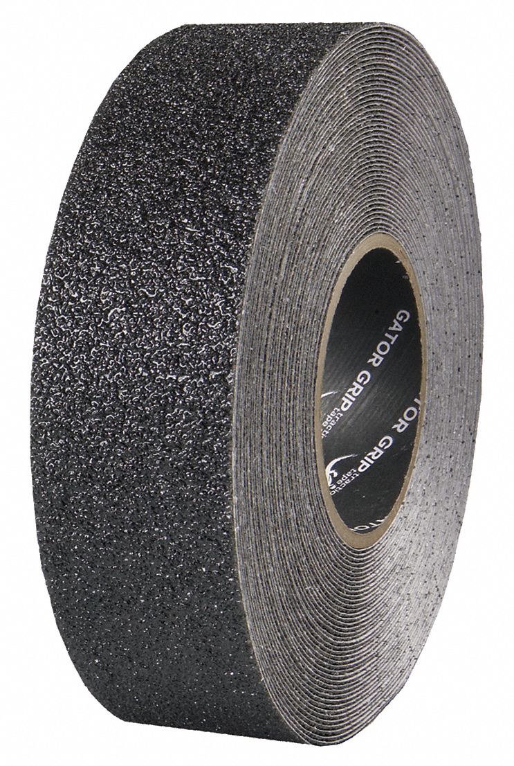 Antislip Tape, Solid, Black, Grit Size Proprietary - Grainger