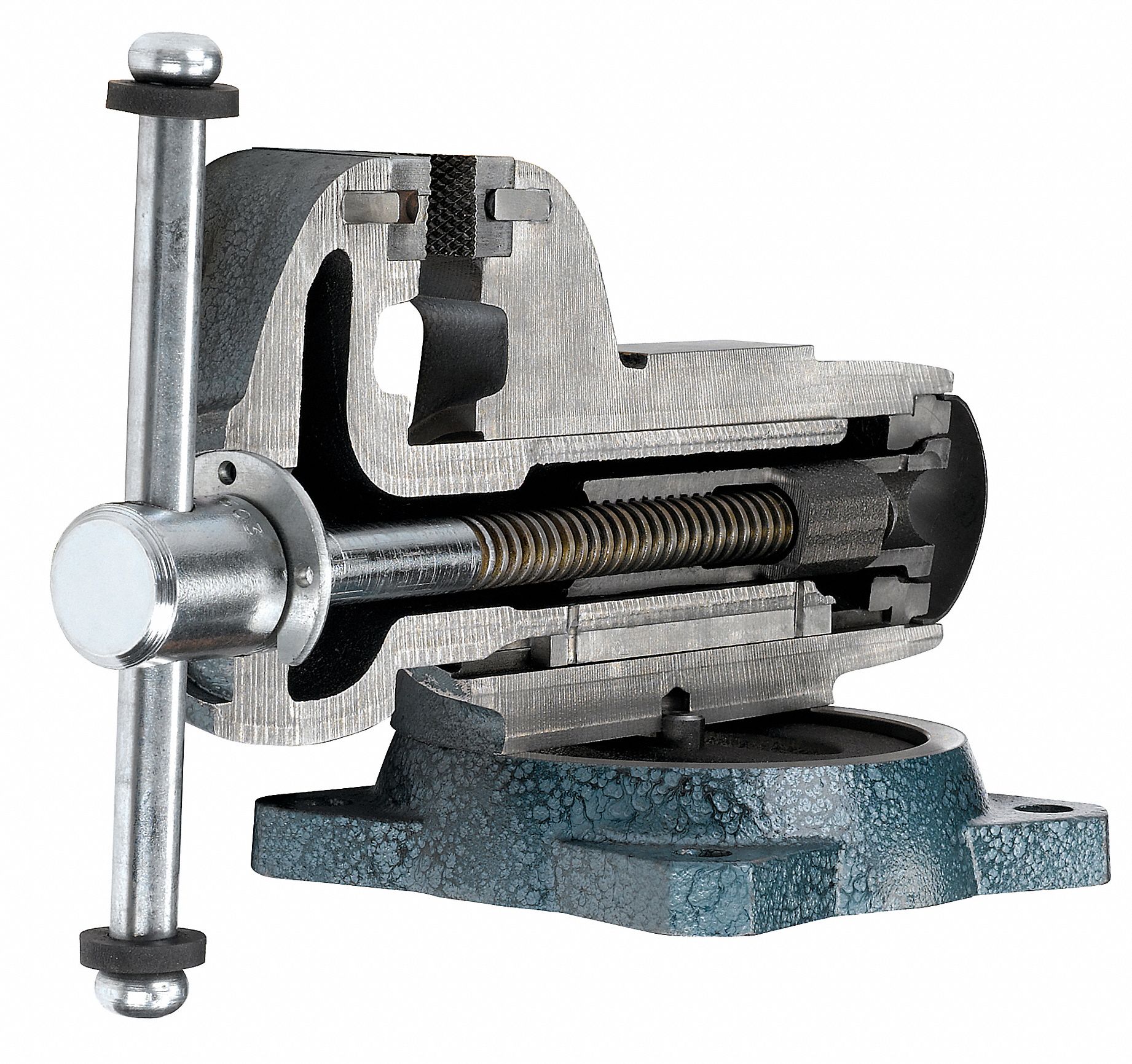 WILTON Heavy Duty Combination Vise, 6 in Jaw Width, 9 in Max. Opening ...
